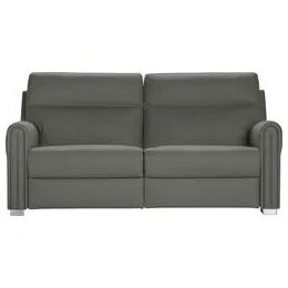 2,5-Sitzer NICOLETTI HOME "Atlanta" Sofas Gr. B/H/T: 189cm x 99cm x 94cm, Luxus-Microfaser Wildlederoptik, ohne Relaxfunktion, grün Breite 189 cm, wahlweise mit Relaxfunktion