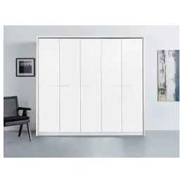 Drehtürenschrank Rauch "Oteli" Schränke Gr. B/H/T: 230cm x 231cm x 58cm, ohne Beleuchtung, 5 St., weiß inkl. Passepartout optional mit Beleuchtung