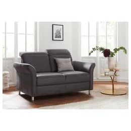 Sit & More 2-Sitzer SIT & MORE "Darwin", grau (anthrazit), B:159cm T:96cm, Sofas, inklusive Federkern, wahlweise mit Kopfteilverstellung