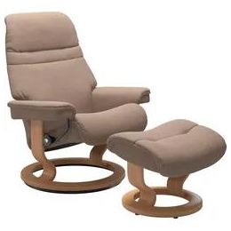 Relaxsessel stressless "Sunrise", beige (beige q2 faron), B:88cm H:103cm T:78cm, Leder BATICK: BATICK ist ein leicht korrigiertes, durchgefärbtes und genarbtes Möbelleder, bei dem die meisten Unebenheiten und Spuren in der Regel entfernt wurden., Leder PALOMA: PALOMA ist ein durchgefärbtes Semianilin-Möbelleder mit natürlicher Narbung., ROHLEDER Stoff Q2 FARON: Ein fester zuverlässiger Bouclu00e9 