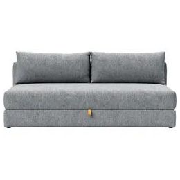 Schlafsofa INNOVATION LIVING TM "Osvald hochwertige, leichtgängige Schlaffunktion, Design und Komfort" Sofas Gr. B/H/T: 200cm x 87cm x 105cm, Polyester, grau (565 granit) mit losen Rückenkissen, hochwertiger Sitzaufbau für tollen Sitzkomfort