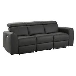 3-Sitzer Home Affaire "Sentrano" Sofas Gr. B/H/T: 209cm x 82cm x 98cm, Kunstleder, mit motorischer Relaxfunktion-mit USB-Anschluss, braun auch mit elektrischer Funktion USB-Anschluß, in 4 Bezugsvarianten