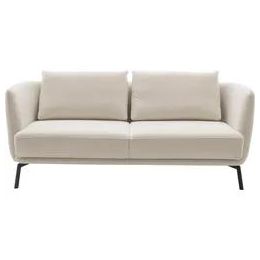 Schöner Wohnen 2,5-Sitzer SCHÖNER WOHNEN-KOLLEKTION "Pearl - 5 Jahre Hersteller-Garantie, auch in Bouclé" Sofas Gr. B/H/T: 190cm x 71cm x 91cm, Boucle, weiß Maße (BHT): 1907191 cm, Füße Metall