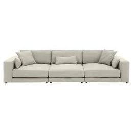 Big-Sofa OTTO products "Grenette" Sofas Gr. B/H/T: 317cm x 77cm x 102cm, Baumwollmix, beige (natur) Modulsofa, im Baumwoll-Leinenmix oder aus recycelten Stoffen