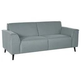 2,5-Sitzer DOMO collection "Amora" Sofas Gr. B/H/T: 193cm x 81cm x 90cm, Struktur fein, Mit Federkern, grün (mint) mit Federkern