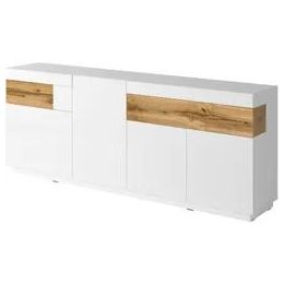 Sideboard Inosign "SILKE" Sideboards weiß (weiß hochglanz/votaneichefarben) Breite 218, 5 cm