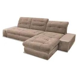 Sit & More Ecksofa SIT & MORE "Pale L-Form" Sofas Gr. B/H/T: 280cm x 84cm x 183cm, Softstruktur, Recamiere rechts, ohne Bettfunktion, beige inklusive Kopfteilverstellung, wahlweise mit Bettfunktion