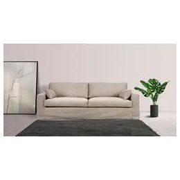 3-Sitzer LeGer Home by Lena Gercke "Sölve" Sofas Gr. B/H/T: 214cm x 86cm x 98cm, Material, beige (creme) mit optischer Husse, weicher Sitzkomfort