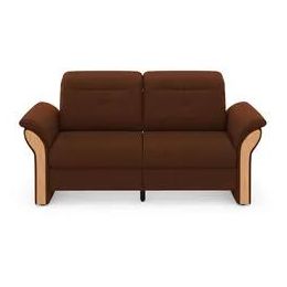 3-Sitzer Home Affaire "Dangast" Sofas Gr. B/H/T: 200cm x 92cm x 102cm, Struktur, mit motorischer Relaxfunktion rechts, rosegold (kupfer) Kopfteilverstellung, wahlweise auch mit motorischer Relaxfunktion