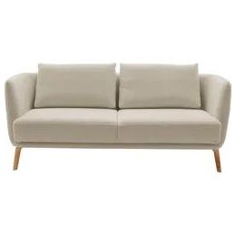 Schöner Wohnen 2,5-Sitzer SCHÖNER WOHNEN-KOLLEKTION "Pearl - 5 Jahre Hersteller-Garantie, auch in Bouclé" Sofas Gr. B/H/T: 190cm x 71cm x 91cm, Boucle, beige (natur) Maße (BHT): 1907191 cm, Füße Massivholz