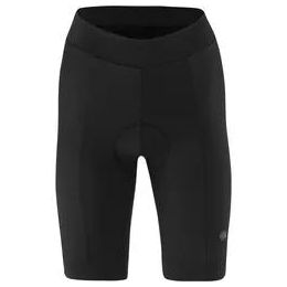 Fahrradhose Gonso "Essential Shorts W" Gr. 36, Normalgrößen, schwarz Damen Hosen Radhose, kurze atmungsaktive Radlerhose, Sitzpolster, Tight Fit