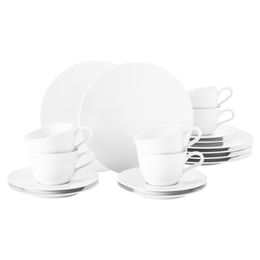 Seltmann Weiden Kaffeeservice Life Wei&szlig; 18er Set