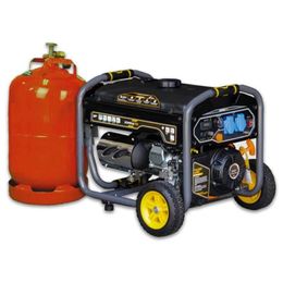 Kompak - Dual Fuel Gas Benzin 3300 Watt Stromaggregat 230V