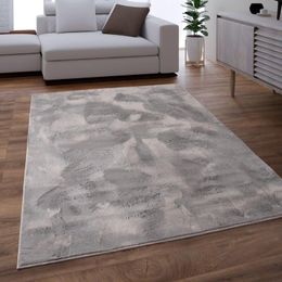 Paco Home - Teppich Wohnzimmer Kunstfell Shaggy Hochflor Waschbar In Waschmaschine Soft Uni Grau 60x90 cm