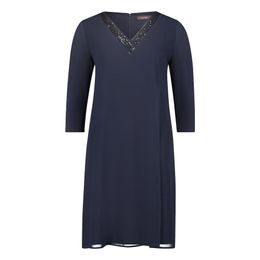Vera Mont Kleid Damen Gr&ouml;&szlig;e 38 marine Winterkleid