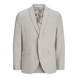 Jack & Jones JACK & JONES Sakko Herren Größe 48 grau / weiß