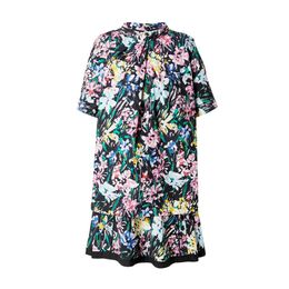 3.1 Phillip Lim Kleid 'FLWRWRKS' Damen Größe 34 türkis / hellblau / rosa / schwarz Winterkleid