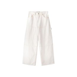 Bershka Jeans female Beige size 32