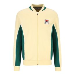 Fila Zip-Up Hoodie 'SETTANTA' male Yellow size XS
