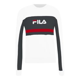 Fila Sportsweatshirt 'LISHUI' Damen Gr&ouml;&szlig;e S anthrazit / dunkelrot / wei&szlig;