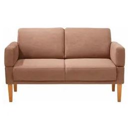 Sofa Home Affaire "Fehmarn" Sofas Gr. B/H/T: 190 cm x 98 cm x 81 cm, Luxus-Microfaser ALTARA NUBUCK, 3 Sitzer, braun 2-Sitzer-Sofa 3-Sitzer-Sofa Sofas in 3 Breiten