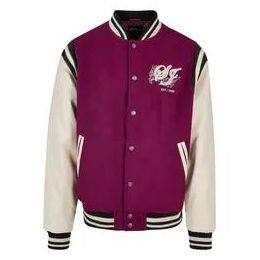 Allwetterjacke Sean John "Sean John Herren JM224-022-02 SJ Vintage Collegejacket" Gr. XL, rot (berry, beige) Herren Jacken