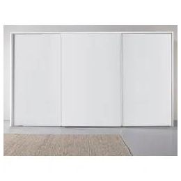 Schwebetürenschrank Rauch "Oteli" Schränke Gr. B/H/T: 368cm x 233cm x 68cm, ohne Beleuchtung, 3 St., weiß inkl. Passepartout optional mit Beleuchtung