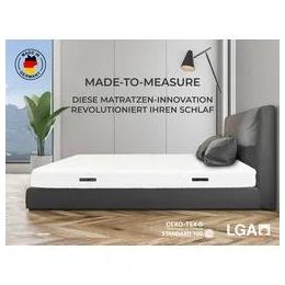 Kaltschaummatratze Machalke "Mac Dreamy de Luxe" Matratzen Gr. flexibel (0 kg - 100 kg), 20 cm, Kombination A3, Material oben: Kunstfaser-Lyocell (Tencel) Material unten: Kunstfaser-Lyocell (Tencel)-Baumwolle, B/L: 100 cm x 200 cm, 1 St., weiß Premium Matratze in verschiedenen Größen, luxuriöse Wendematratze