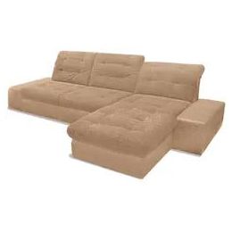 Sit & More Ecksofa SIT & MORE "Pale L-Form" Sofas Gr. B/H/T: 280cm x 84cm x 183cm, Luxus-Microfaser ALTARA NUBUCK, Recamiere rechts, ohne Bettfunktion, braun (macchiato) inklusive Kopfteilverstellung, wahlweise mit Bettfunktion