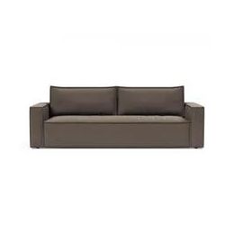 3-Sitzer INNOVATION LIVING TM "Newilla" Sofas Gr. B/H/T: 207 cm x 70 cm x 110 cm, Bouclé, gleichschenklig, grau (taupe) 10cm Pocket Spring Komfort, großer Stauraum, stabile Stahlkonstruktion