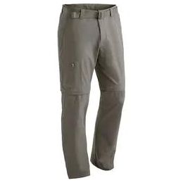 Funktionshose Maier Sports "Tajo" Gr. 56, Normalgrößen, braun (schlamm) Herren Hosen Wanderhose, zipp-off Outdoor-Hose, 4 Taschen, Regular Fit