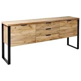 Sideboard Jahnke "LOOP" Sideboards Gr. B/H/T: 180cm x 76,2cm x 39,5cm, 3 St., braun (kerneiche) Breite ca. 180 cm