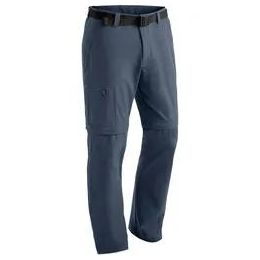 Funktionshose Maier Sports "Tajo" Gr. 29, Kurzgrößen, grau Herren Hosen Wanderhose, zipp-off Outdoor-Hose, 4 Taschen, Regular Fit