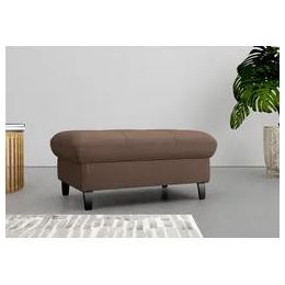 Sit & More Stauraumhocker SIT & MORE "Maggiore", braun (espresso), B:102cm H:48cm T:67cm, 98% Polyester, 2% Polyamid, Hocker, mit Stauraum