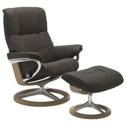 Relaxsessel stressless "Mayfair", braun (braun batick), B:92cm H:103cm T:79cm, Leder BATICK: BATICK ist ein leicht korrigiertes, durchgefärbtes und genarbtes Möbelleder, bei dem die meisten Unebenheiten und Spuren in der Regel entfernt wurden., Leder PALOMA: PALOMA ist ein durchgefärbtes Semianilin-Möbelleder mit natürlicher Narbung., ROHLEDER Stoff Q2 FARON: Ein fester zuverlässiger Bouclu00e9 mi