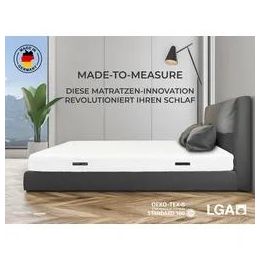 Kaltschaummatratze Machalke "Mac Dreamy de Luxe" Matratzen Gr. flexibel (0 kg - 100 kg), 20cm, Kombination C1, Material oben: Kunstfaser-Lyocell (Tencel) Material unten: Kunstfaser-Lyocell (Tencel)-Baumwolle, B/L: 140cm x 200cm,, weiß Premium Matratze in verschiedenen Größen, luxuriöse Wendematratze