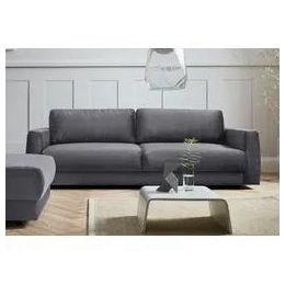 2,5-Sitzer Andas "Hobro" Sofas Gr. B/H/T: 236cm x 80cm x 102cm, Samtoptik, grau (hellgrau) in 3 Bezugsqualitäten vielen Farben, Design by Morten Georgsen