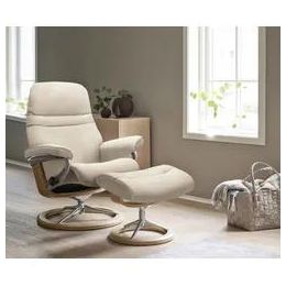 Relaxsessel stressless "Sunrise", beige (beige jasmine), B:79cm H:103cm T:73cm, Leder BATICK: BATICK ist ein leicht korrigiertes, durchgefärbtes und genarbtes Möbelleder, bei dem die meisten Unebenheiten und Spuren in der Regel entfernt wurden., Leder PALOMA: PALOMA ist ein durchgefärbtes Semianilin-Möbelleder mit natürlicher Narbung., ROHLEDER Stoff Q2 FARON: Ein fester zuverlässiger Bouclu00e9 m