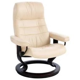 Relaxsessel stressless "Opal", beige (cream), B:76cm H:99cm T:74cm, Leder BATICK: Batick ist ein leicht korrigiertes, durchgefärbtes und genarbtes Möbelleder, bei dem die meisten Unebenheiten und Spuren in der Regel entfernt wurden. Batick wird mitunter doppeltönig gefärbt, um der Oberfläche mehr Lebendigkeit zu verleihen. Dank einer schützenden Oberflächenbehandlung lassen sich die meisten Flecke