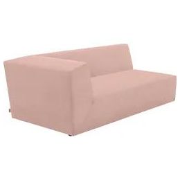 Sofa-Eckelement Tom Tailor HOME "ELEMENTS" Polsterelemente Gr. Samtstoff TSV, rosa (rose tsv 27) Sofa-Element Ecksofa mit Armlehne links