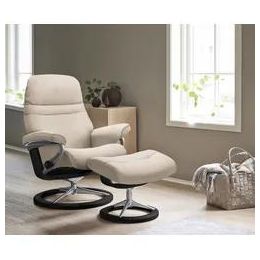 Relaxsessel stressless "Sunrise", beige (light beige q2 faron), B:83cm H:105cm T:74cm, Leder BATICK: BATICK ist ein leicht korrigiertes, durchgefärbtes und genarbtes Möbelleder, bei dem die meisten Unebenheiten und Spuren in der Regel entfernt wurden., Leder PALOMA: PALOMA ist ein durchgefärbtes Semianilin-Möbelleder mit natürlicher Narbung., ROHLEDER Stoff Q2 FARON: Ein fester zuverlässiger Boucl