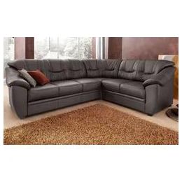 Sit & More Ecksofa SIT & MORE "Savona L-Form" Sofas Gr. B/H/T: 262cm x 90cm x 212cm, NaturLEDER, langer Schenkel links, ohne Bettfunktion, braun (mokka) wahlweise mit Bettfunktion, inklusive Federkern, frei im Raum stellbar