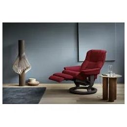 Relaxsessel stressless "Mayfair" Sessel Gr. ROHLEDER Stoff Q2 FARON, PowerTM Leg & Back-ohne Akku-Classic Base Wenge, Relaxfunktion-Drehfunktion-PlusTMSystem-Gleitsystem-Integrierte Fußstütze, B/H/T: 79cm x 101cm x 77cm, rot (red q2 faron) elektrisch verstellbar, optional 2-motorisch, Größe M & L