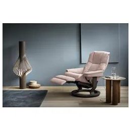 Relaxsessel stressless "Mayfair" Sessel Gr. ROHLEDER Stoff Q2 FARON, PowerTM Leg & Back-ohne Akku-Classic Base Wenge, Relaxfunktion-Drehfunktion-PlusTMSystem-Gleitsystem-Integrierte Fußstütze, B/H/T: 88cm x 102cm x 76cm, pink (light q2 faron) elektrisch verstellbar, optional 2-motorisch, Größe M & L