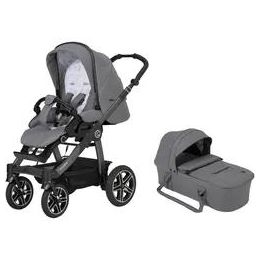 Kombi-Kinderwagen Hartan "Racer GTS - Casual Collection", grau (little zoo), Baby, Polyester, Baumwolle, Kinderwagen, mit Kombitasche; Made in Germany