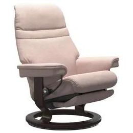 Relaxsessel stressless "Sunrise" Sessel Gr. ROHLEDER Stoff Q2 FARON, PowerTM Leg & Back-ohne Akku-Classic Base Braun, Relaxfunktion-Drehfunktion-Integrierte Fußstütze-PlusTMSystem, B/H/T: 88cm x 103cm x 78cm, pink (light q2 faron) elektrisch verstellbar, optional 2-motorisch, Größe M & L