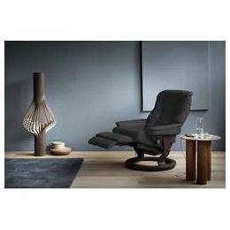 Relaxsessel stressless "Mayfair" Sessel Gr. Leder PALOMA, PowerTM Leg & Back-ohne Akku-Classic Base Braun, Relaxfunktion-Drehfunktion-PlusTMSystem-Gleitsystem-Integrierte Fußstütze, B/H/T: 79cm x 101cm x 77cm, schwarz (black paloma) elektrisch verstellbar, optional 2-motorisch, Größe M & L