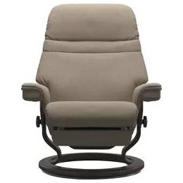 Relaxsessel stressless "Sunrise" Sessel Gr. ROHLEDER Stoff Q2 FARON, PowerTM Leg & Back-mit Akku-Classic Base Wenge, Relaxfunktion-Drehfunktion-Integrierte Fußstütze-PlusTMSystem, B/H/T: 88cm x 103cm x 78cm, beige (beige q2 faron) elektrisch verstellbar, optional 2-motorisch, Größe M & L