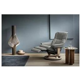 Relaxsessel stressless "Mayfair" Sessel Gr. ROHLEDER Stoff Q2 FARON, PowerTM Leg & Back-ohne Akku-Classic Base Eiche, Relaxfunktion-Drehfunktion-PlusTMSystem-Gleitsystem-Integrierte Fußstütze, B/H/T: 79cm x 101cm x 77cm, grau (grey q2 faron) elektrisch verstellbar, optional 2-motorisch, Größe M & L