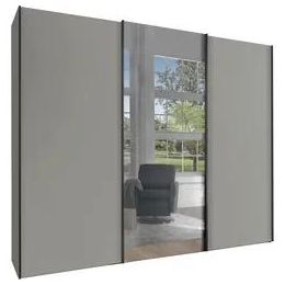 Schwebetürenschrank Wiemann "Monaco" Schränke Gr. B/H/T: 246,3 cm x 236 cm x 67 cm, 3 St., braun (bianco, eiche, nachbildung) hochwertige Beschläge